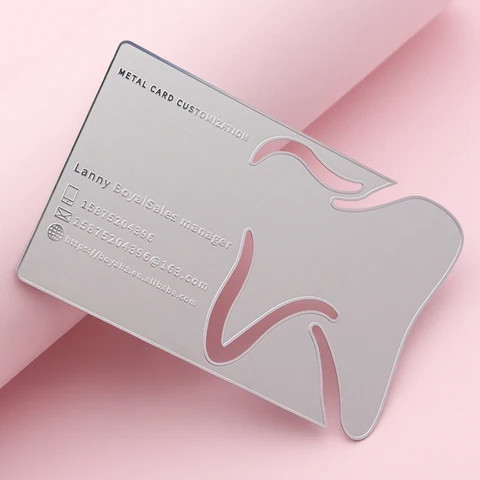 Buy Custom Metal Business Laser Engraved Cards Luxury Stainless Steel ...