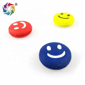 Buy Custom Smiley Face Silicone Tennis Racket Vibration Dampener Shock ...