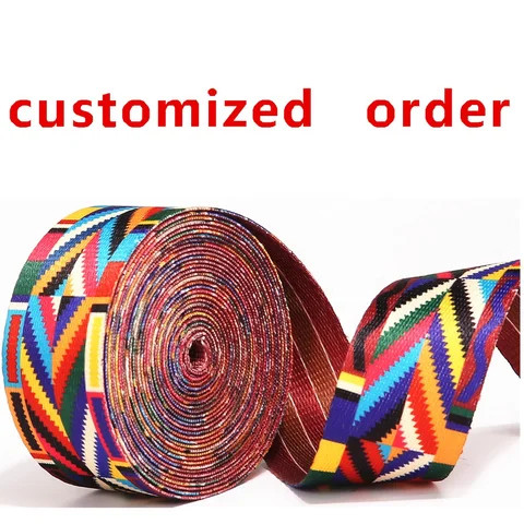 Buy Custom Sublimation Printed Nylon Webbing Strap Seatbelt Tape ...