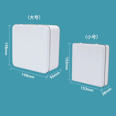 Buy Customized Rectangular Empty Tinplate Hing Food Can Scented Metal ...