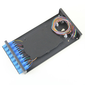 Buy Desktop Fiber Optic Terminal Box 16 Port Sc Fc Fiber Optic Patch ...
