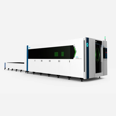 Buy Dual Exchange Platform 4000w Enclosed Fiber Laser Cutting Machine ...