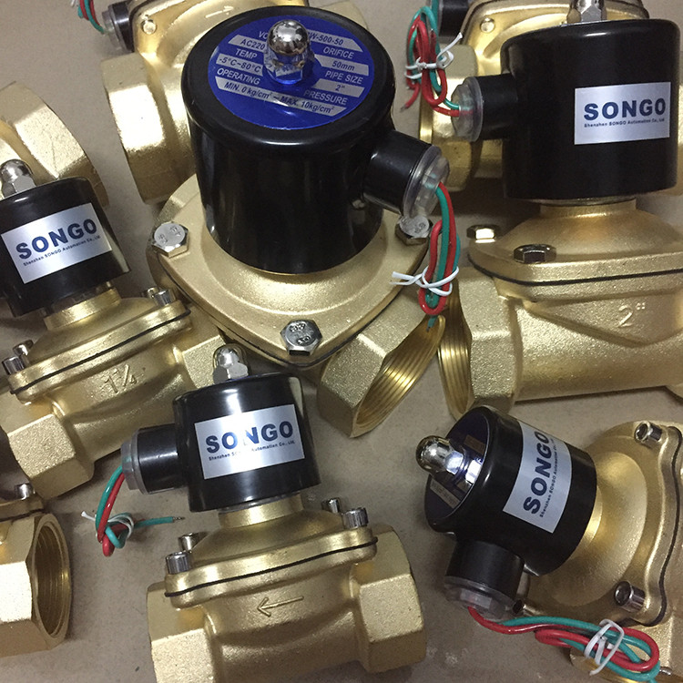 Buy Electric 12v 24v Bsp Npt Normally Closed Open 2 Way Diaphragm ...