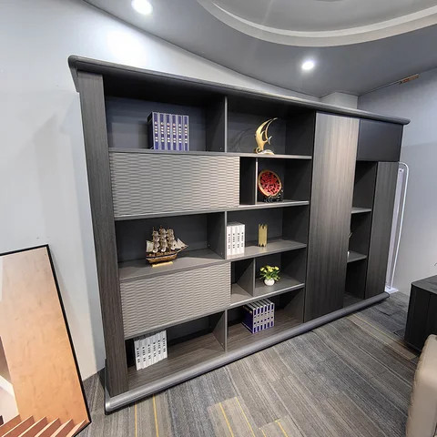 Buy Foshan Cheap Living Room Furniture Luxury Wood Mdf Book Case ...