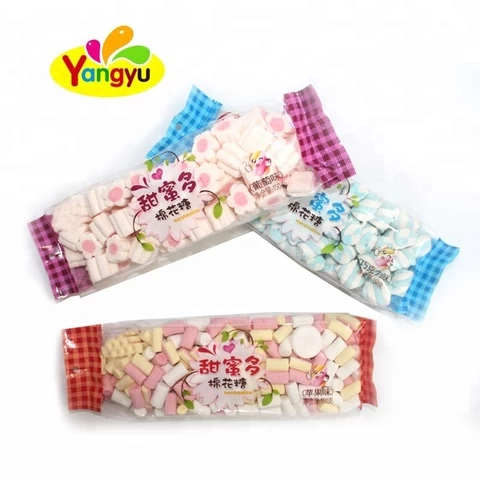 Buy Halal Fruit Flavor Fluffy Soft Marshmallow Candy With Different ...