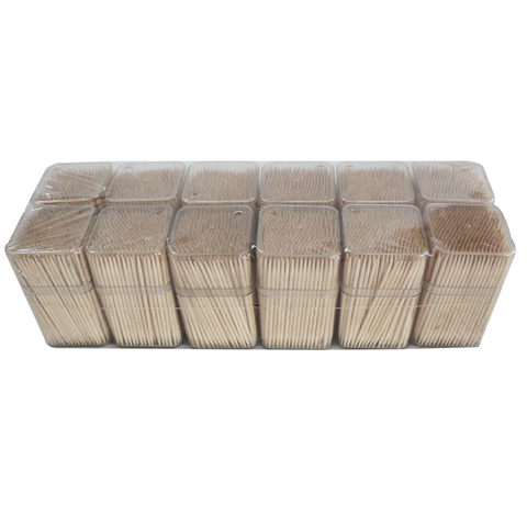 Buy High Quality Wooden Toothpicks Square Bottel Packed Wooden ...