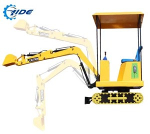 Buy Indoor Amusement Park Electric Coin Operated Kid Mini Excavator ...
