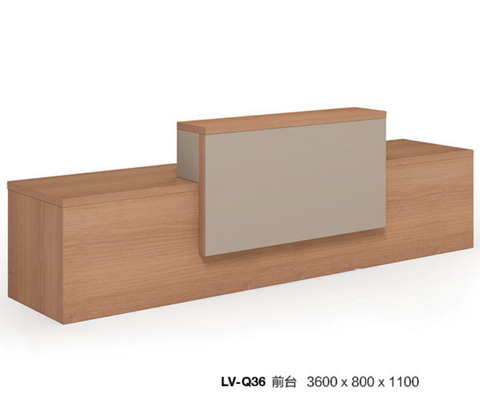 Buy Jxr1 Office Furniture Modern Wood Office Reception Counter Table ...