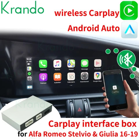 Buy Krando Wireless Carplay Android Radio Interface Box Apple Carplay ...