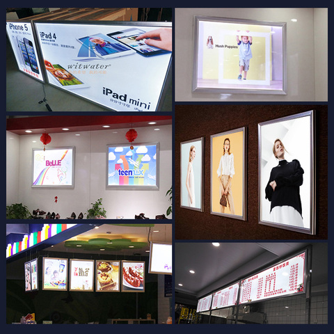 Buy Led Backlit Sign Board Outdoor Poster Advertising Display Light Box Snap Frame from Suqian ...