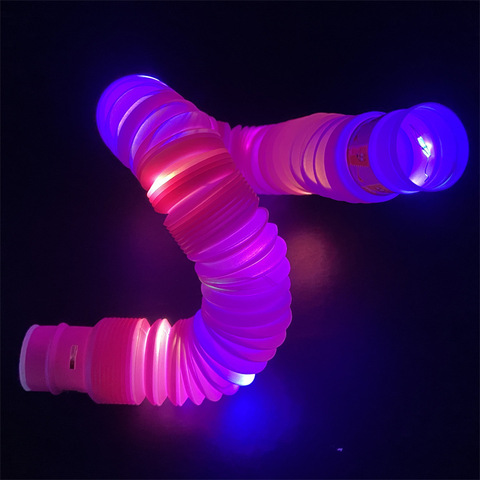 Buy Led Glow Tubes In The Dark Party Supplies Sensory Toys Lights Up ...