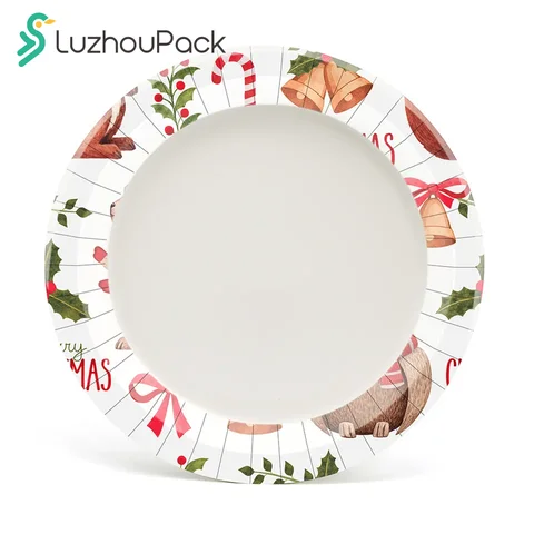 Buy Luzhoupack High Quality Eco Paper Plate Dinner Party Cake ...
