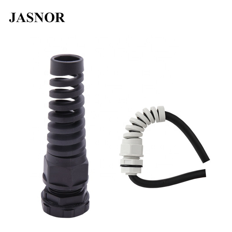 Buy Nylon And Plastic Spiral Cable Glands Protection Spiral Cable ...