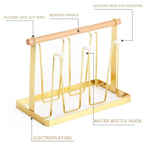 Buy Ownswing Connected Cup Holder For Household Inverted Storage Glass ...