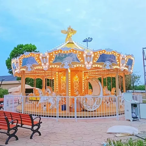 Buy Park Carousel,adult Carousel,automatic Carousel,electric Merry Go ...