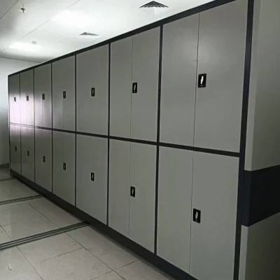 Buy Steel Mobile Archive Shelving/high Density Metal Storage Mass Shelf ...