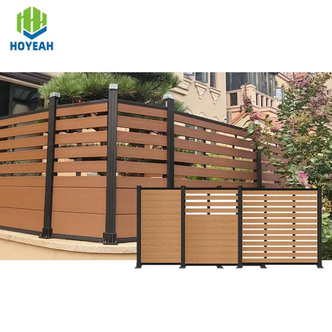 Buy The Outdoor Plastic Wood Fence Is Durable, Weatherproof And Easy To ...