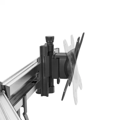 Buy V-mounts Three Monitor Full Motion Aluminum Profile Desktop Monitor ...