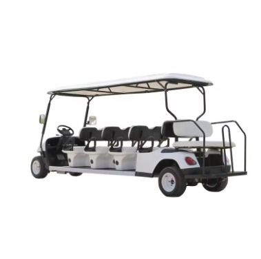 Buy 4+1 Row 10 Passengers Electric Golf Cart For Golf Club 72v Golf ...
