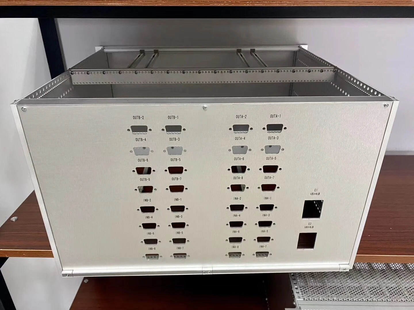 Buy 19" Server Subrack Aluminum Enclosure Rackmount Metal Case Cabinet ...