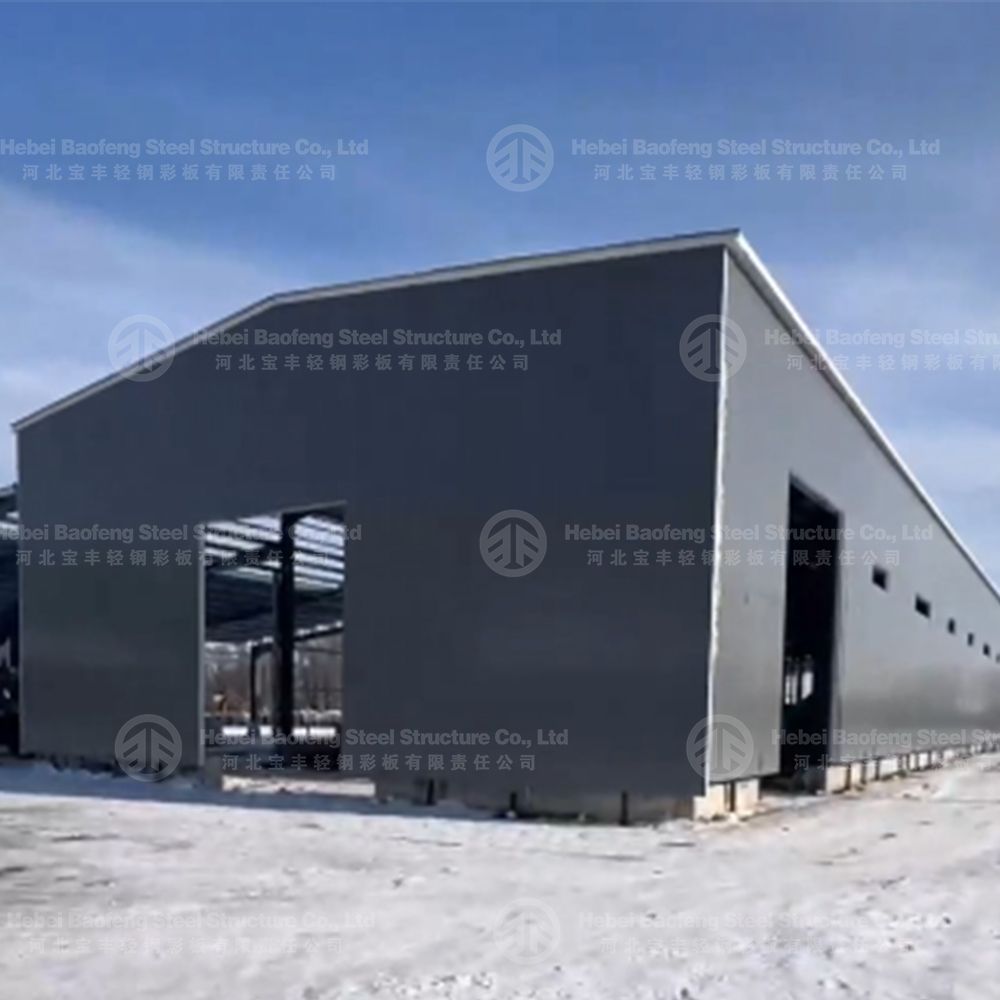 Buy Metal Frame Building Quick Install Large Size Prefab Steel ...