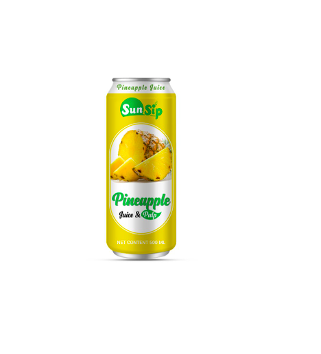 Buy Sunsip Fruit Juice With Pineapple – 500ml Can from SUNSIP BEVERAGES ...