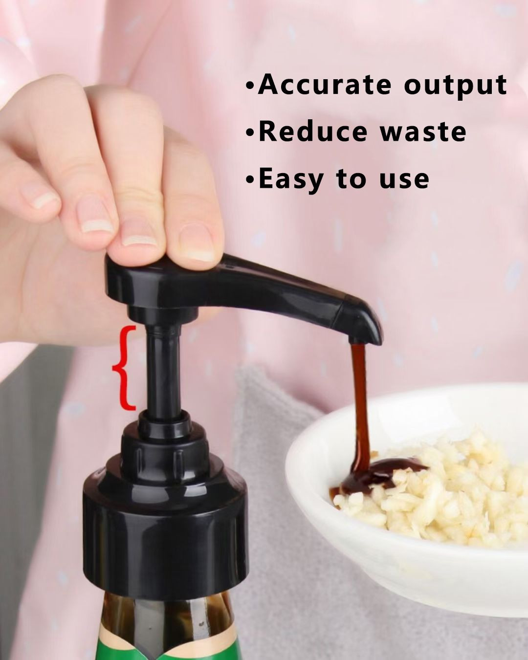 Buy Pp Plastic Long Nozzle Syrup & Sauce Dispenser Pump For Cooking And ...