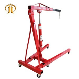 Buy 2t Engine Crane Folding Hydraulic Lift For Car Washing Maintenance ...