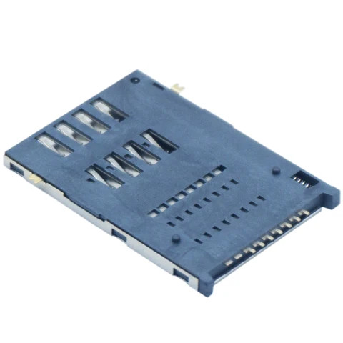 Buy 6+1 Pin Push Push Smt Type Memory Card Sim Card Holder Socket ...