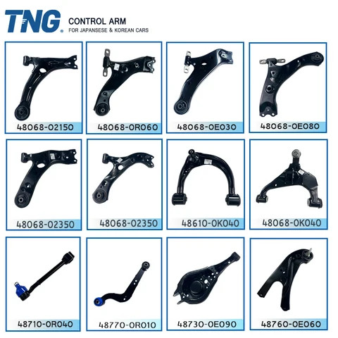 Buy Auto Parts Front Steel Suspension Parts Left Lower Upper Control ...