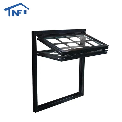 Buy Balcony Aluminum Bi-fold Push Out Window Double Glass Folding ...