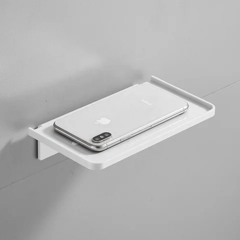 Buy Bathroom/bedroom Mini Mobile Phone Storage Plastic Shelf Rack For ...