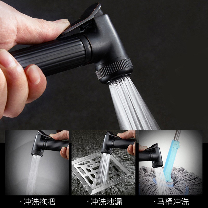 Buy Black Three-way Angle Valve Supercharged Bidet Multi-function ...