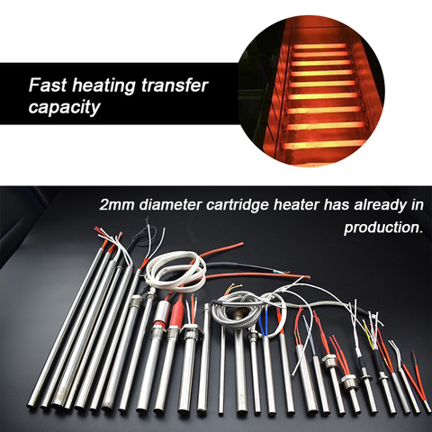 Buy Bright Industrial Heating Tube Resistance Heater 11.95*850mm 230v ...