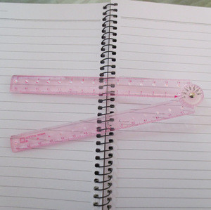 Buy Clear Plastic Rulers 180 Degree Protractor Ruler 30cm from Shenzhen ...