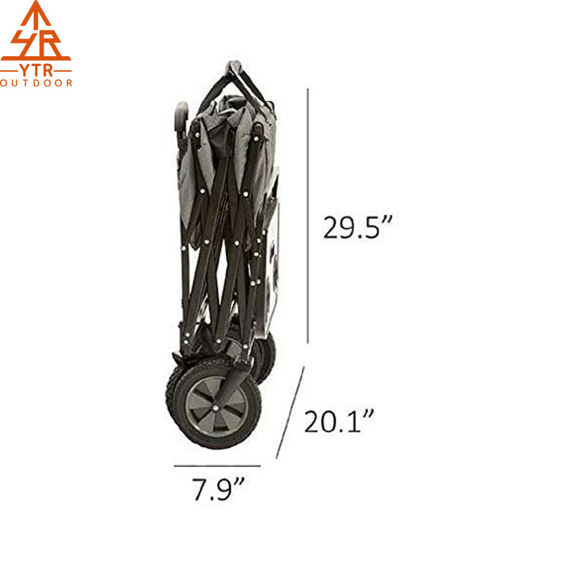 Buy Collapsible Outdoor Utility Wagon With Folding Table And Drink ...