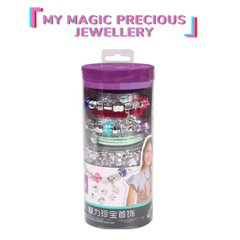 Buy Custom Colorful Bead Bracelet Making Set Kit Gift Box For Diy ...