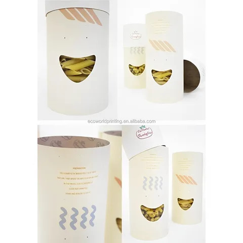 Buy Customized Logo Size Cute Cardboard Pasta Container Packaging Box ...
