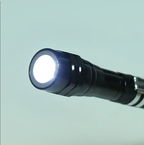 Buy Flexible 3 Leds Torch Magnetic Telescopic Pick Up Tool Tight Multi ...