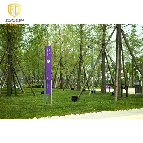 Buy Freestanding Outdoor Directional Pylon Sign Board Wayfinding ...