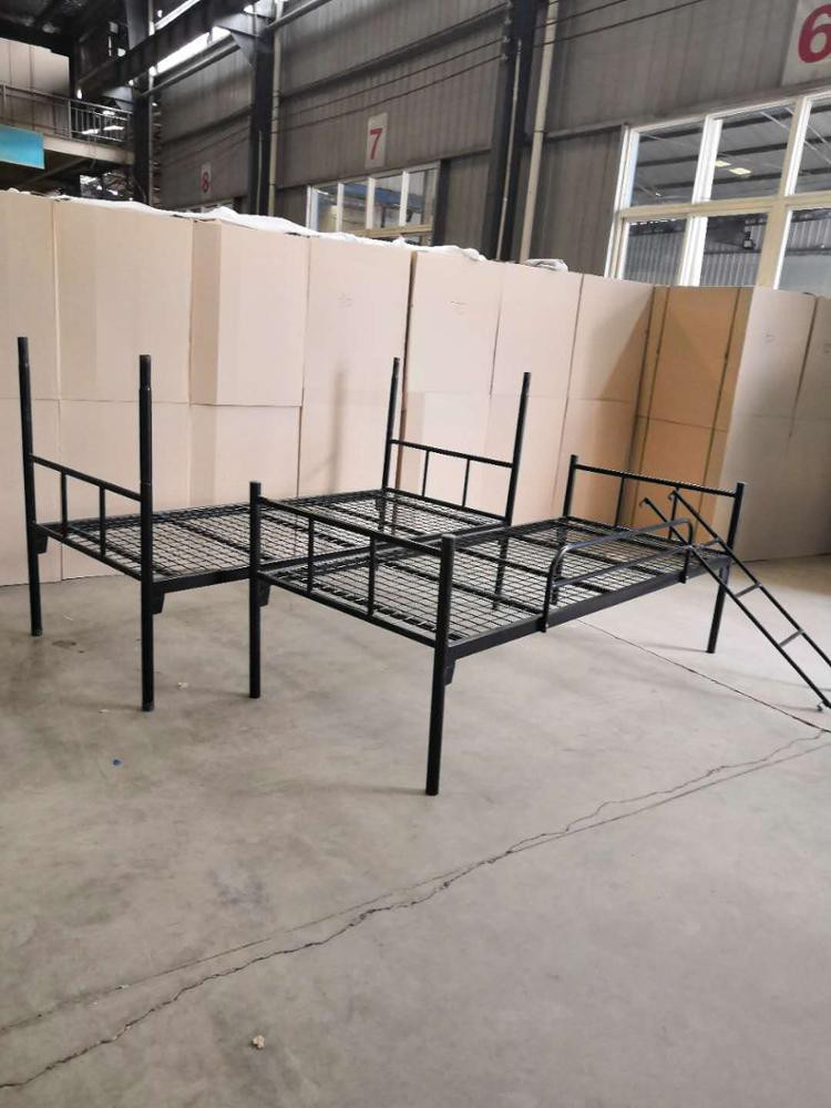 Buy Functional Knock Down Metal Detachable Bunk Bed Frame 2 Single Beds ...