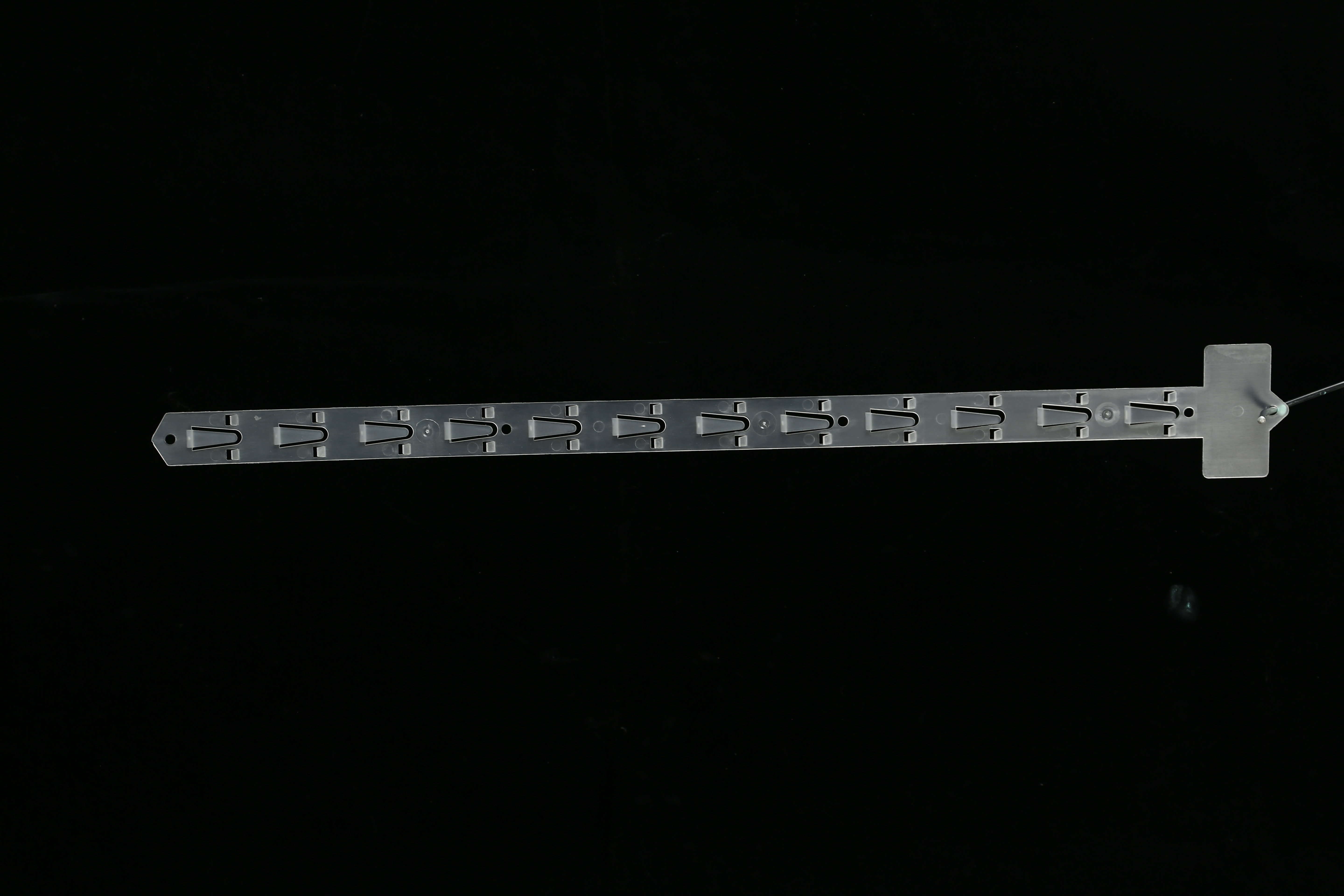 Buy Hanging Display Pvc Supermarket Hang Strip Plastic Clip Strip from ...