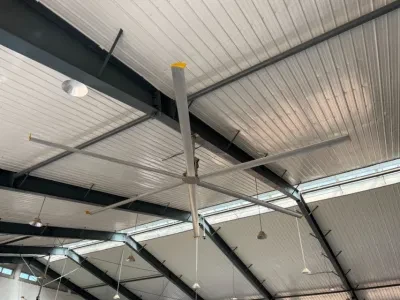 Buy High Volume Large Industrial Dairy Farm Ceiling Fan from Hebei ...