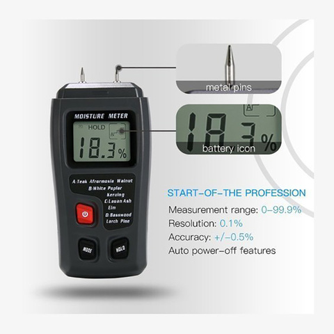 Buy Industrial Moisture Testing Meter Probe Moisture Meters Digital ...