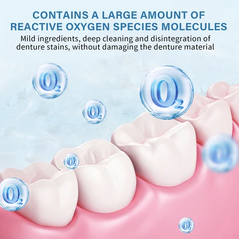 Buy Invisalign Cleaner Tablets Dental Usage Retainer Denture Cleanser ...