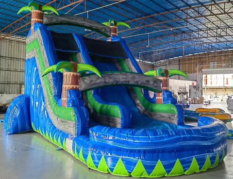 Buy Kids Moon Inflatable Bounce House Commercial Moonwalk Water Play ...