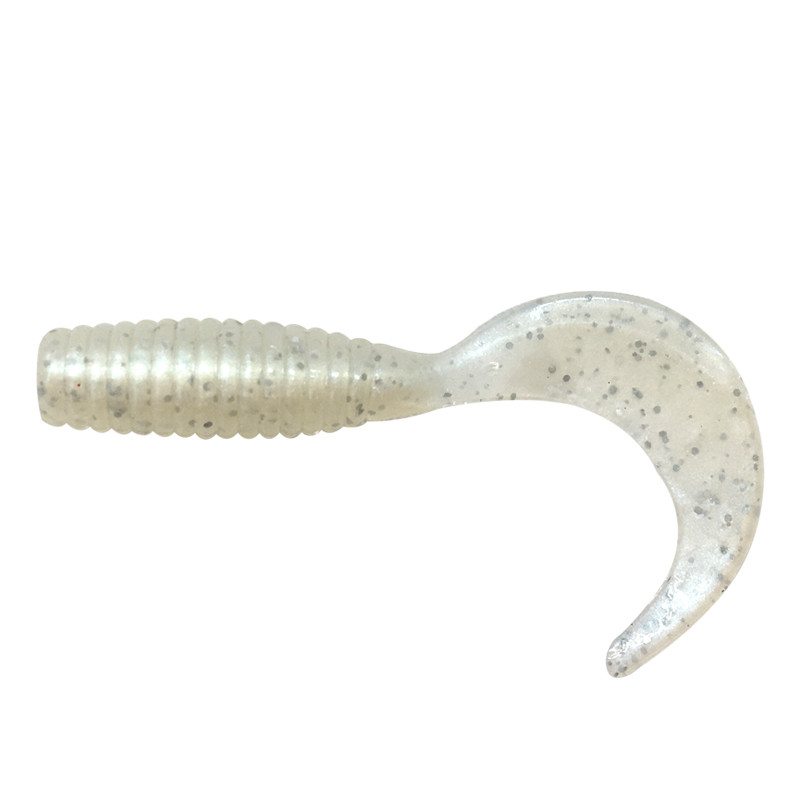 Buy Mayfly Fishing Soft Lures 38mm Soft Wrinkle Worm Bait Fishing Lures ...