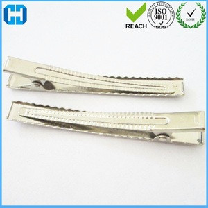 Buy Metal Spring Loaded Single Duckbill Hair Clips Alligator Barrette ...