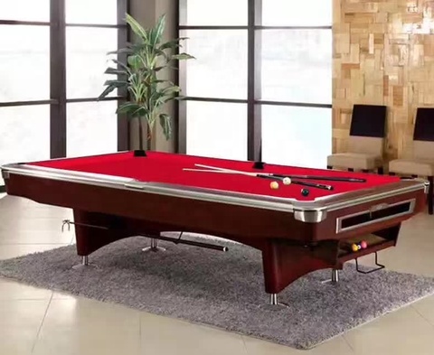 Buy Modern Design 8ft 9ft Solid Wood Slate Billiard Pool Table , Black ...