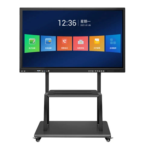 Buy Multimedia Podium Lectern With 23.8 Front Screen Smart Podium With ...